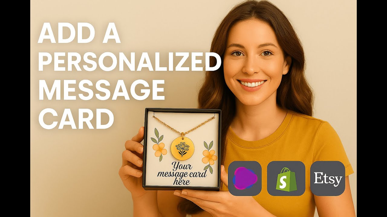 Add a Custom Message Card to Boost Sales with Your Print-on-Demand ...