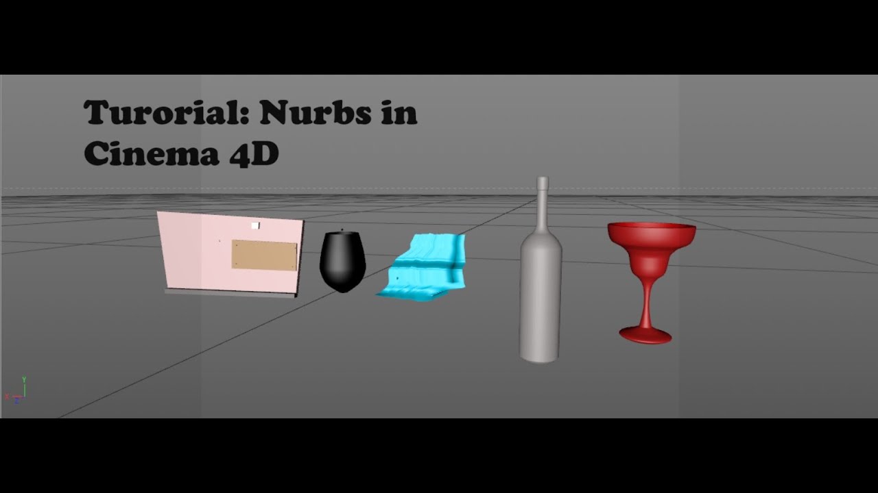Crafting Objects using Nurbs in Cinema 4D - YouTube