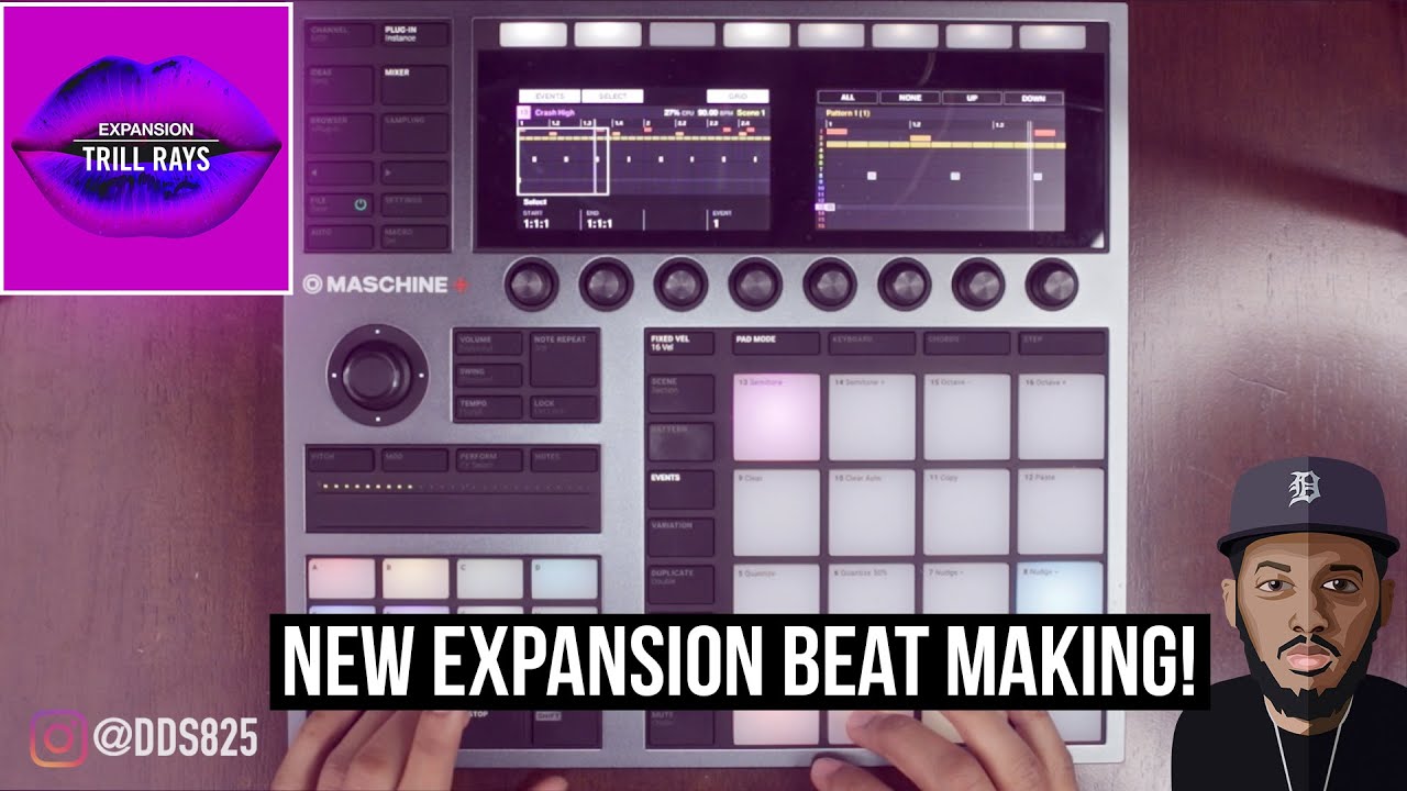 New Trill Rays Expansion Beat Making on The Maschine + - YouTube