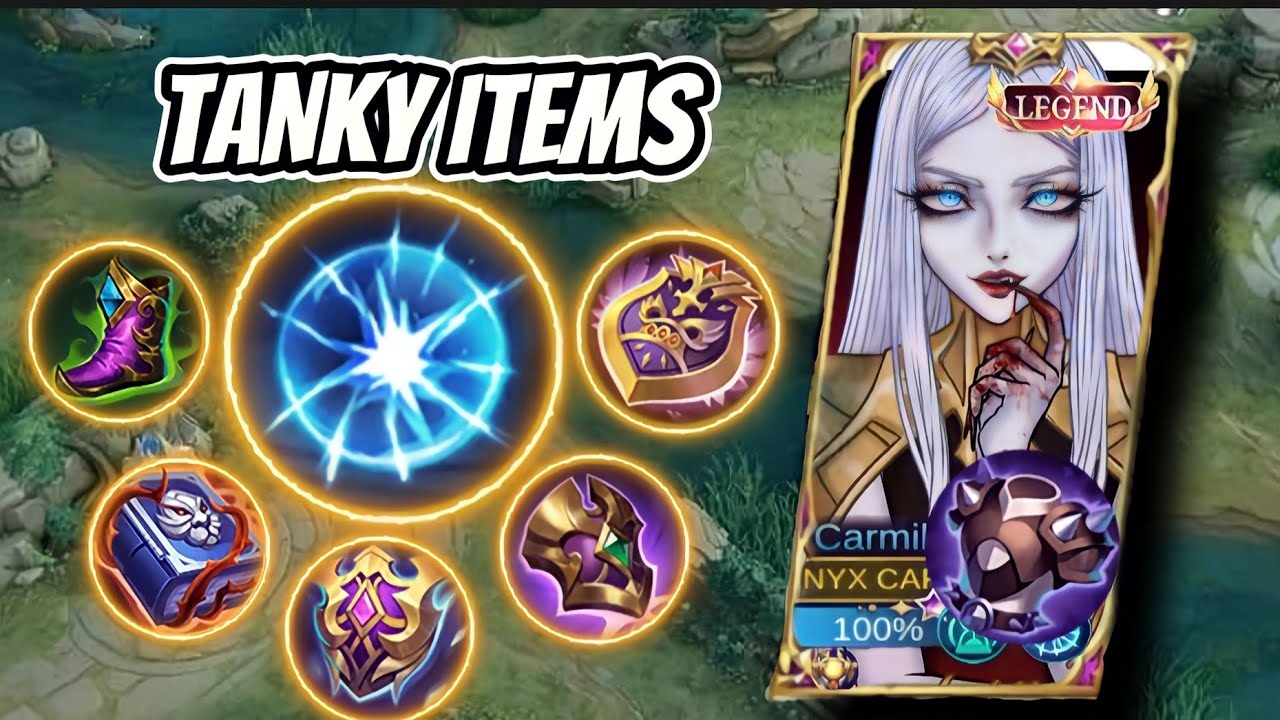 CARMILLA PERFECT TANK BUILD META ROAMER THAT GET YOU IN HIGH RANK|MLBB ...