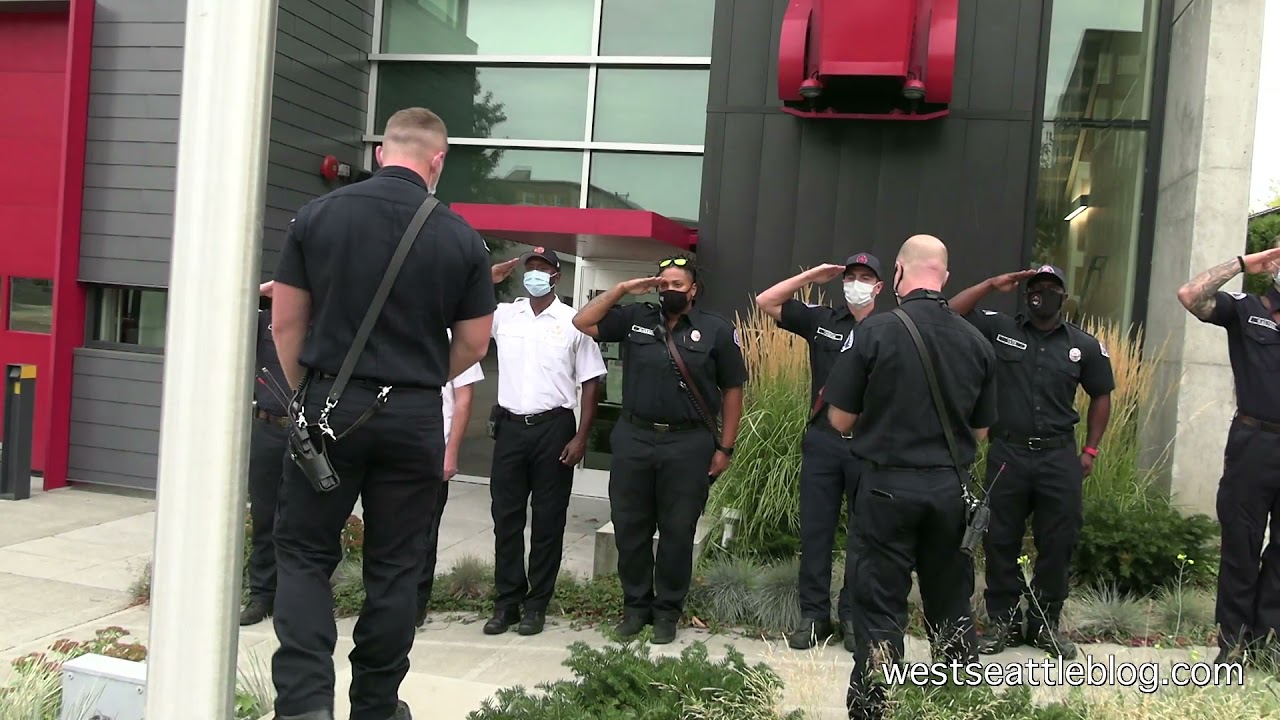 9/11 ceremony at Seattle Fire Station 32 - YouTube