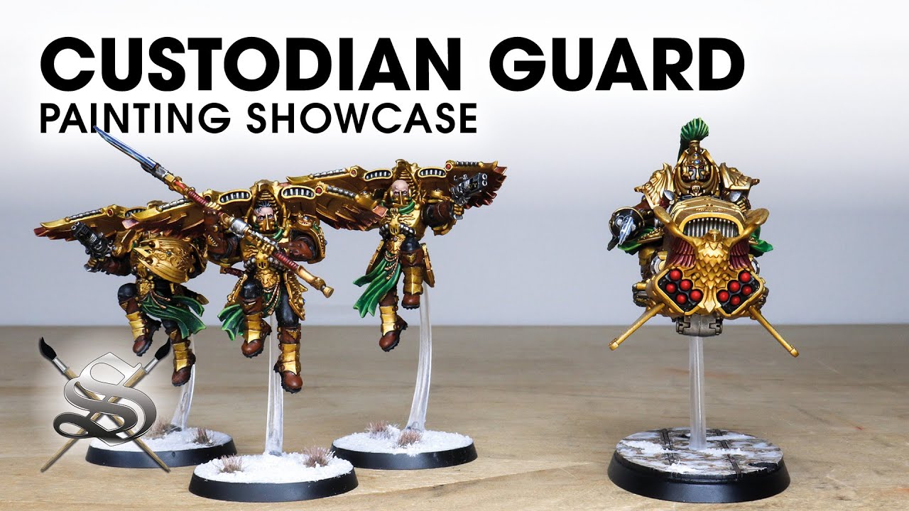 FORGE WORLD VENATARI! Custodian Guard Warhammer 40k Painting Showcase ...
