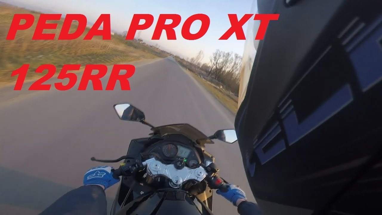 Vozimo PEDU PRO XT 125 RR | TOP SPEED | + | HONDA VARADERO | MINELI ...