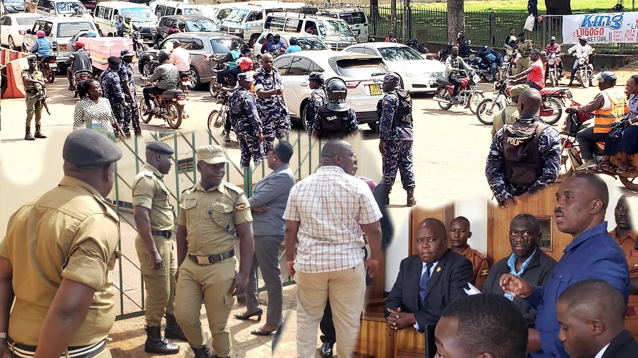 HEAVY DEPLOYMENT IN KAMPALA AS BESIGYE IS BROUGHT AT BUGANDA ROAD COURT ...