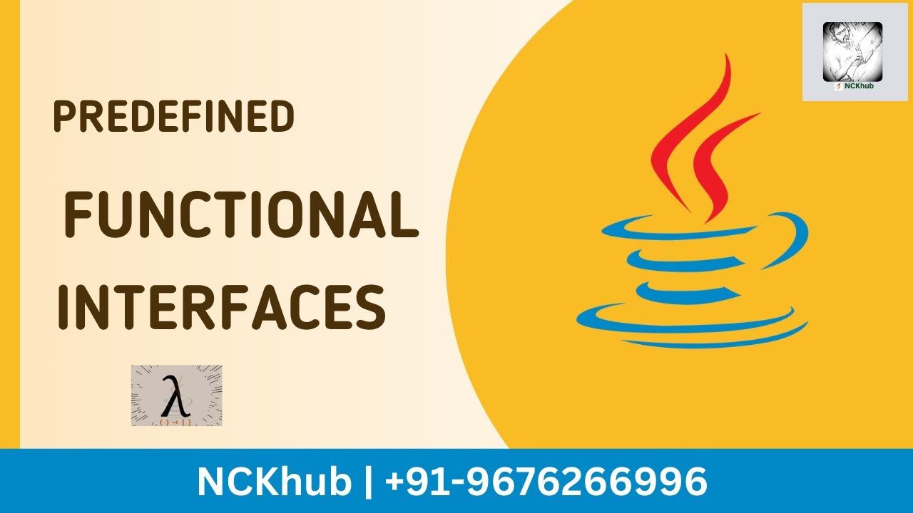 Predefined Functional Interfaces From Java 8 Youtube