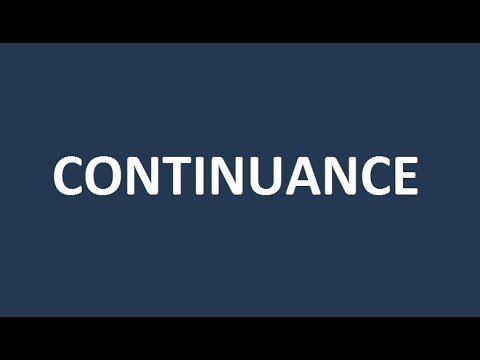 CONTINUANCE - YouTube