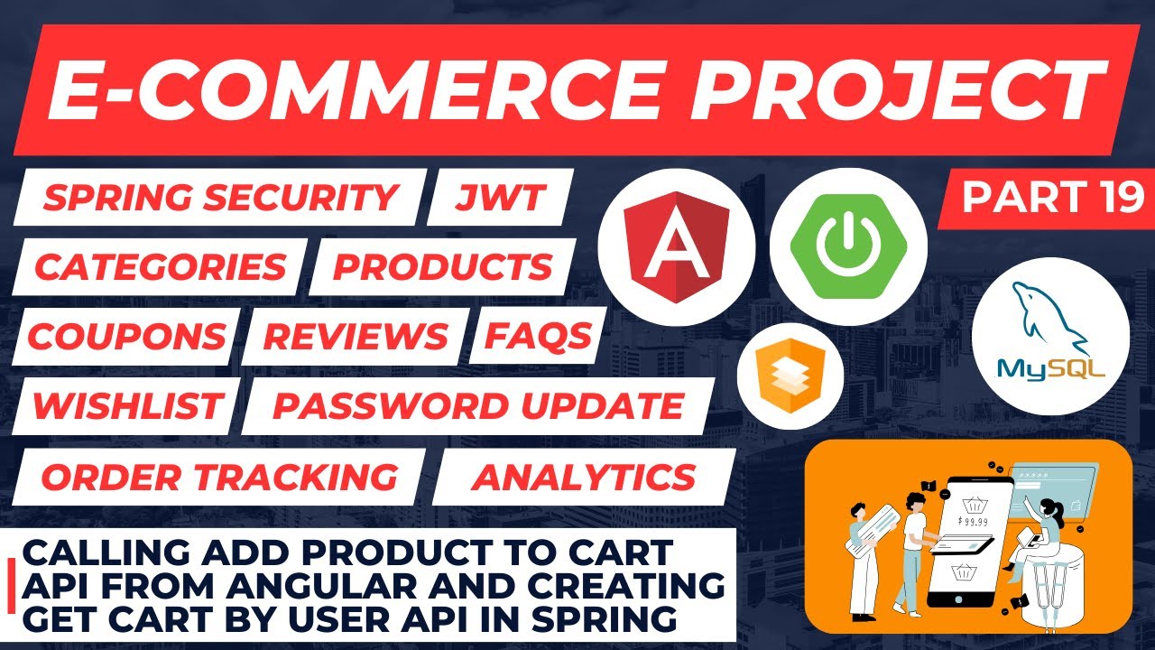 Get Cart by User API And Calling Add Product to Cart | E-Commerce Spring Boot + Angular | Part ...