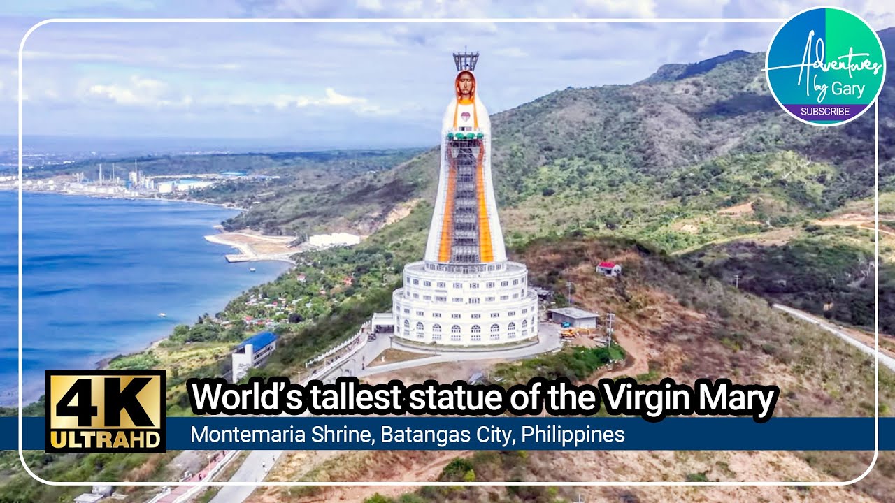 Mary Statue Philippines Virgin Mary Statue At The End Of The