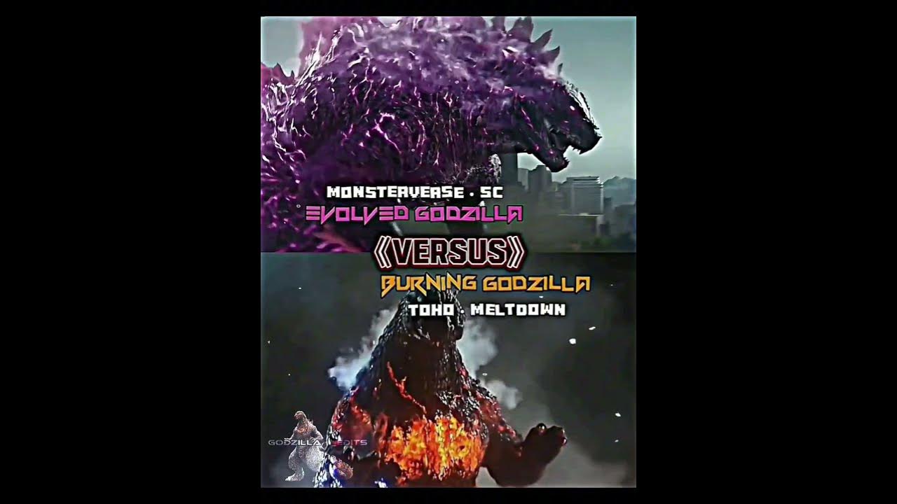Supercharged Evolved Godzilla VS Burning Godzilla | @NjordrYT OC Submission #njordropencollab ...