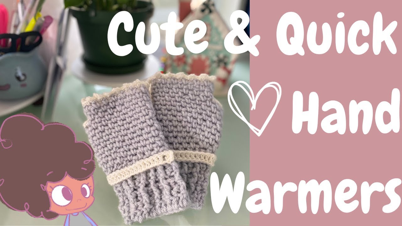 Crochet Hand Warmers Tutorial - YouTube