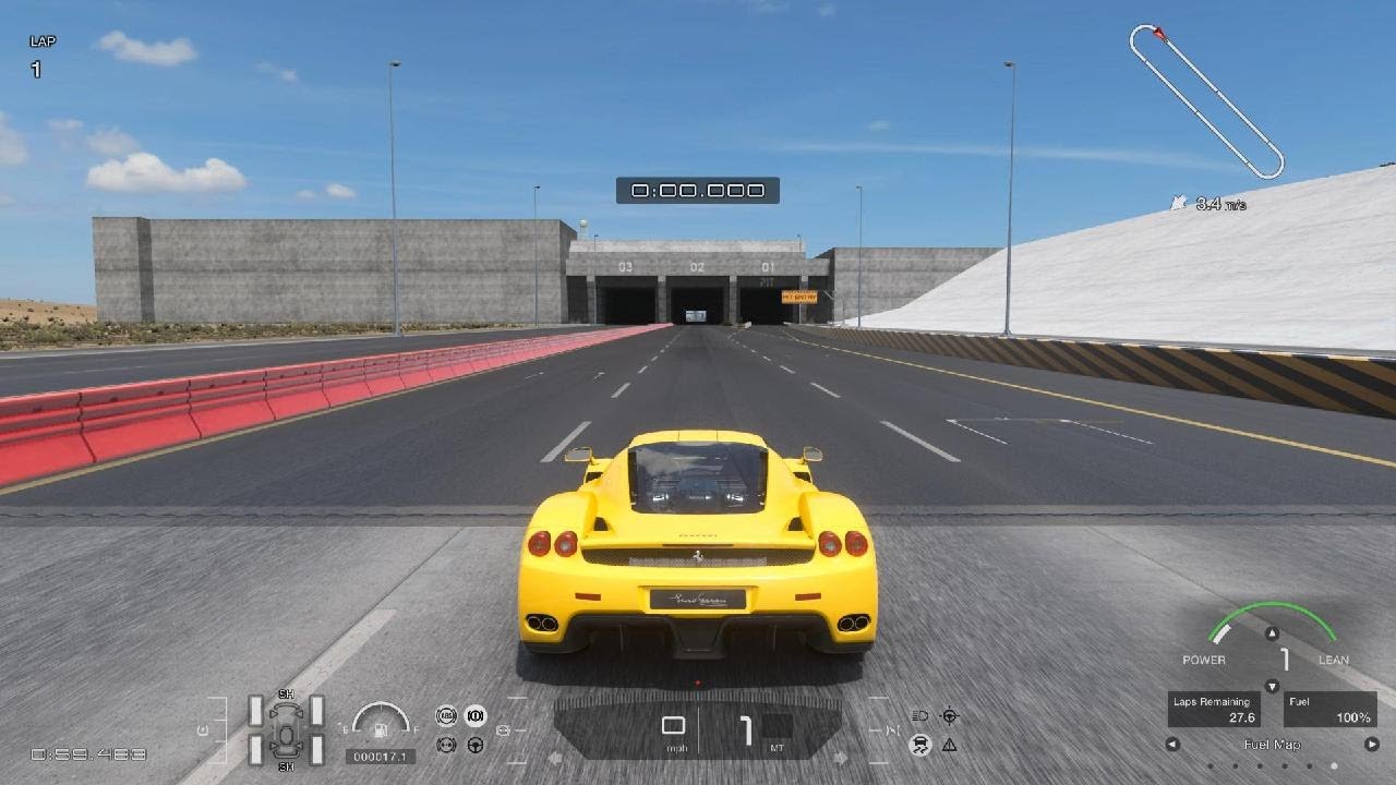 Gran Turismo 7 PS5: Ferrari Enzo Ferrari Top Speed Run - YouTube