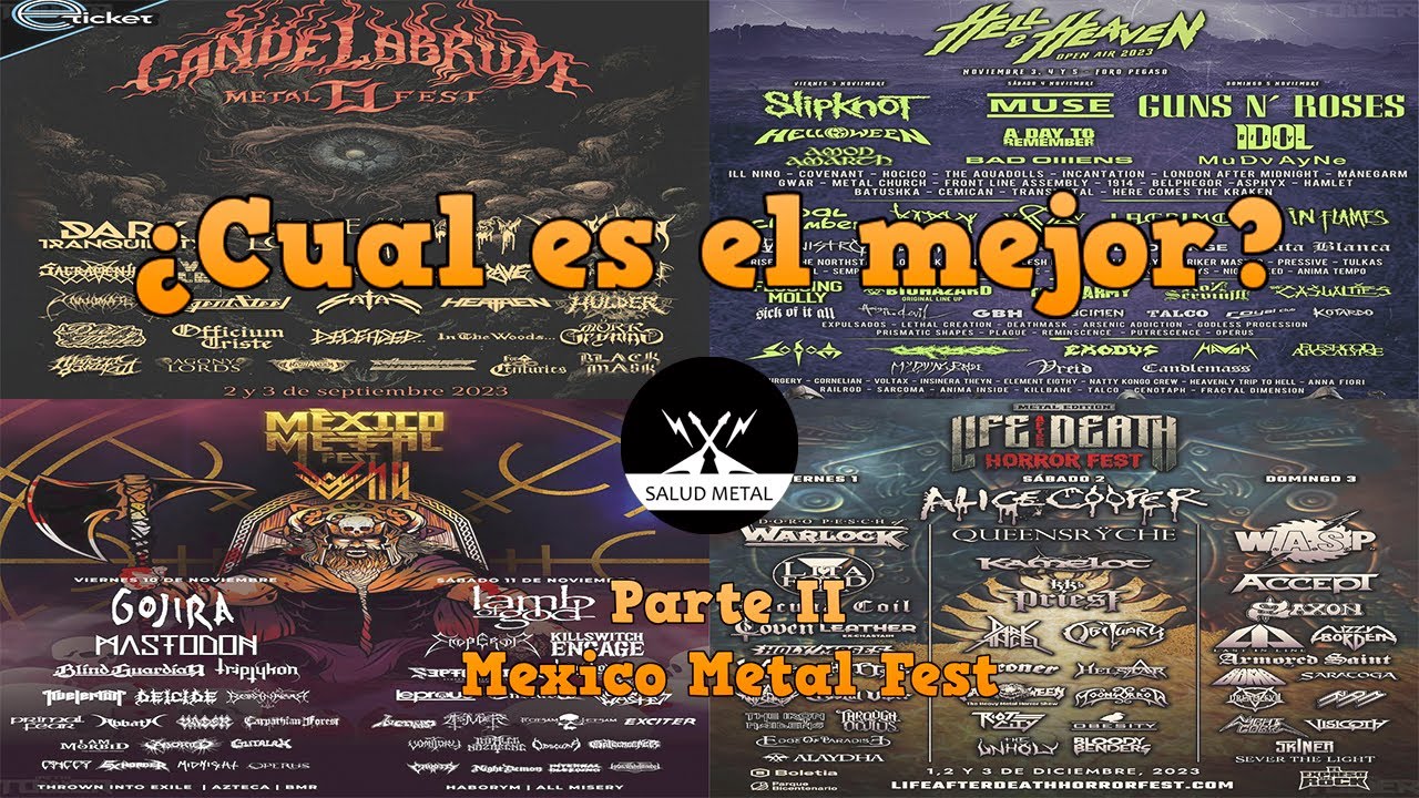 Cual es el mejor Festival de Metal en México ?? Parte 2 México Metal ...