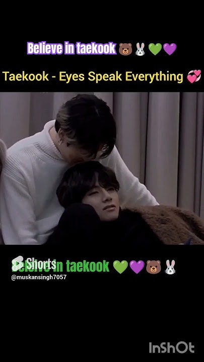 The way Taekook look at eachother🙈😳🙆#shorts#taekook#youtubeshorts#vkook ...
