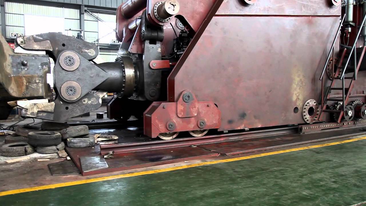 Test of 20 ton Forging Manipulator - YouTube