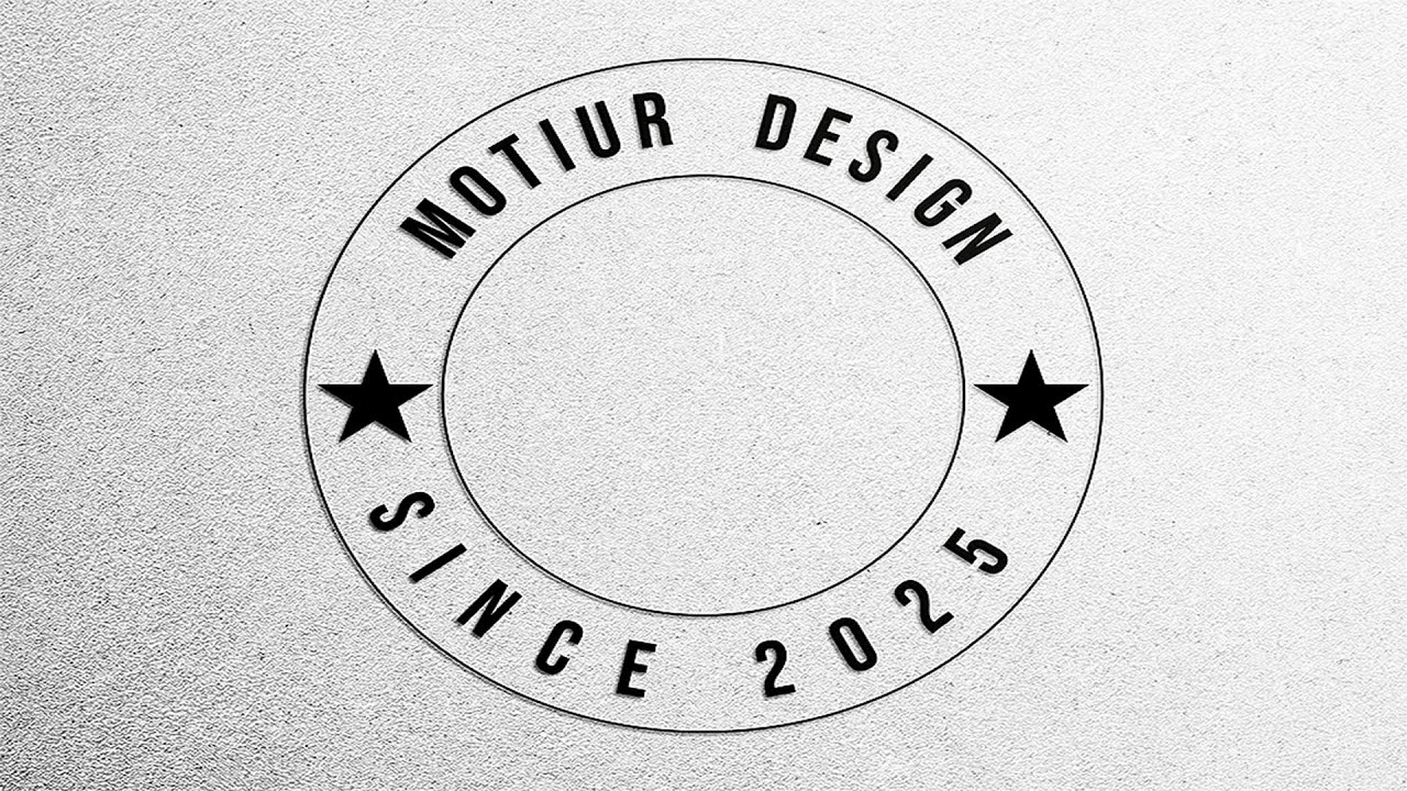 Easy way to circle logo make - YouTube