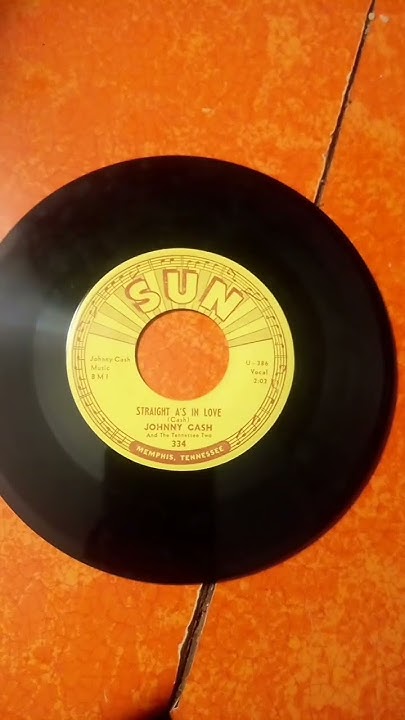 1954 1958 Johnny Cash Sun Records Memphis Tennessee record!#johnnycash ...