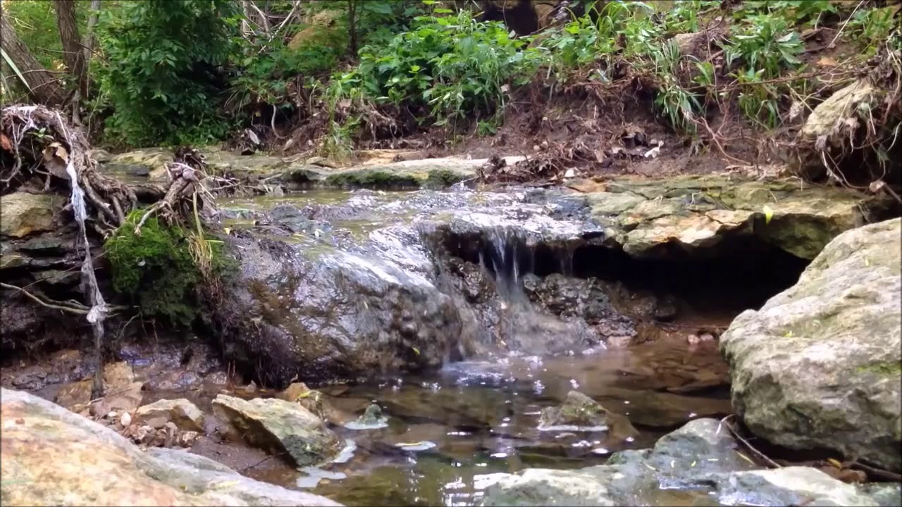 Tranquility - Babbling Brook with Small Waterfall - White Noise for ...