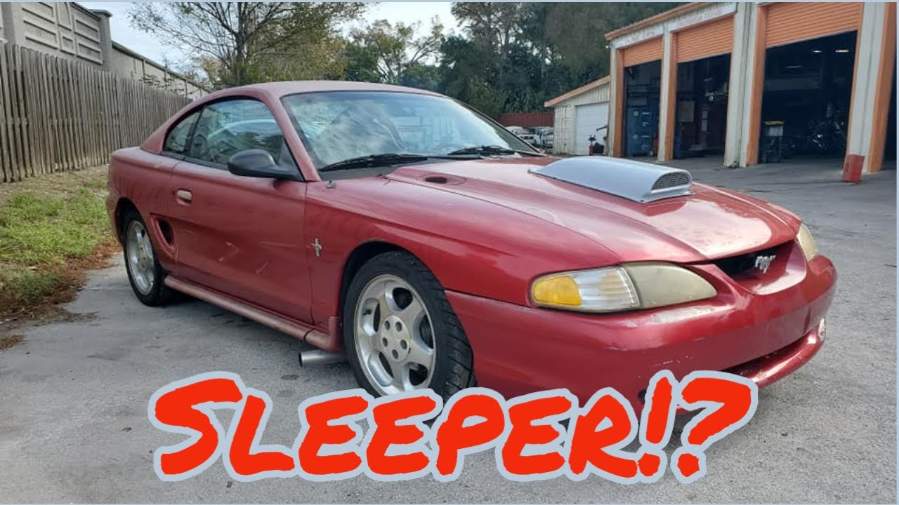 Unique swap, Maybe the ONLY Hemi swapped SN95 Mustang?! - YouTube