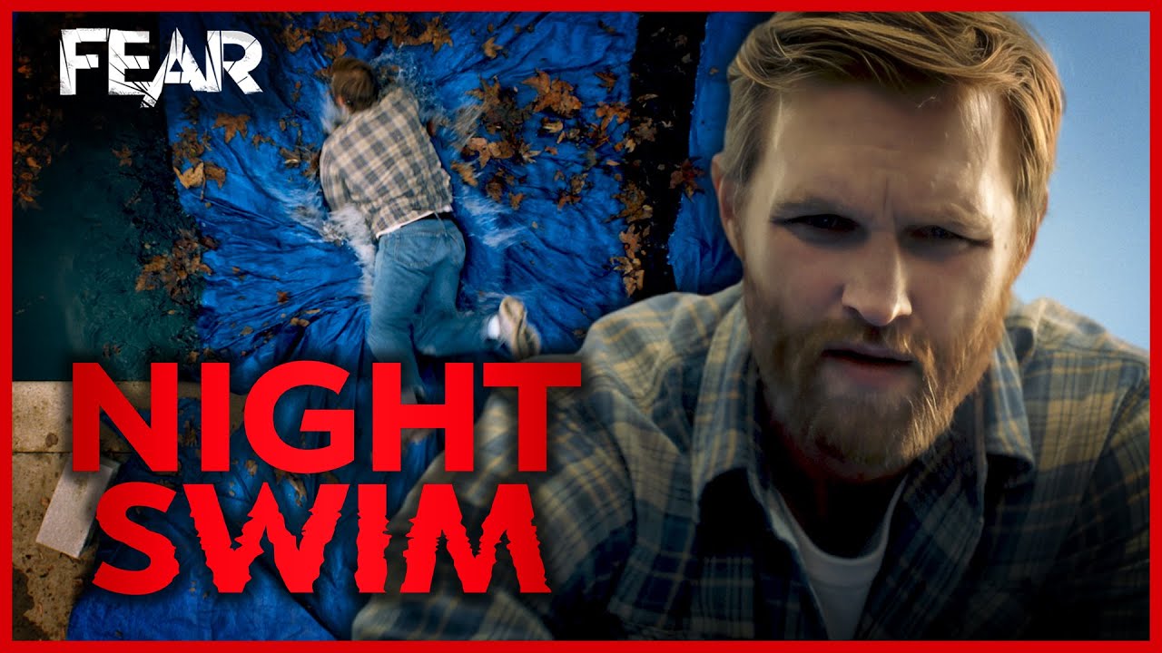 Ray Falls In The Haunted Swimming Pool | Night Swim (2024) | Fear - YouTube