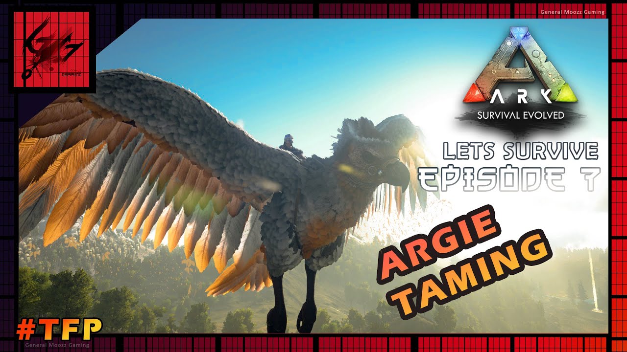 Argie Taming - Ark Lets Survive - Episode 7 - YouTube