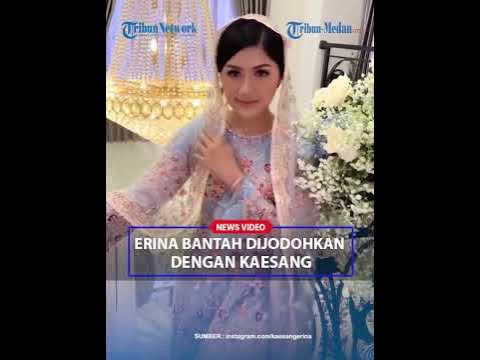 MANTU JOKOWI Bantah Dijodohkan dengan Kaesang Pangarep, Erina Gudono: Sudah Mengenal Lama - YouTube