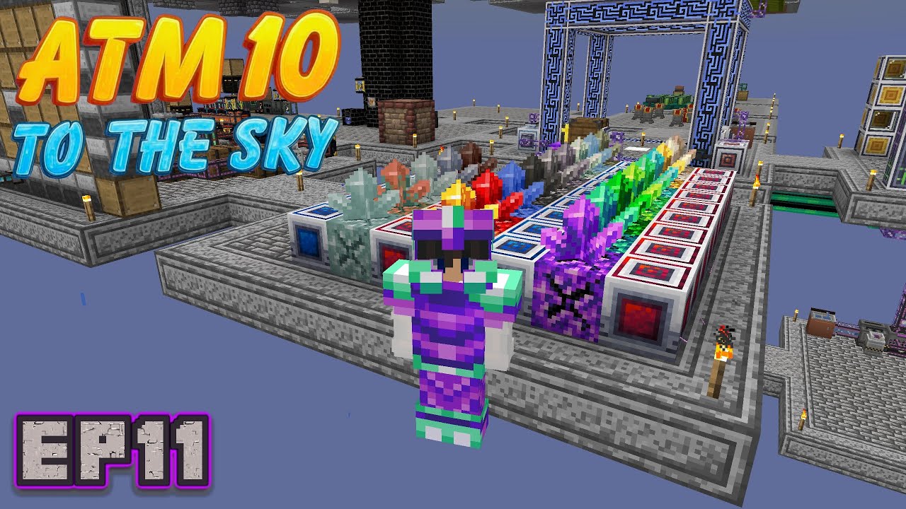 ATM10 To the sky Ep11 Unobtanium & Geore Automation!!! #nabbostyle # ...