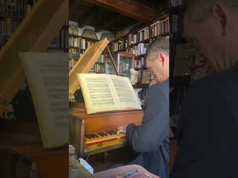 Matteo Messori rehearsing the Toccata XII (1615) by Frescobaldi from ...