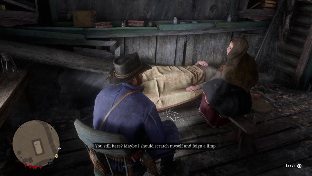 Arthur wishes John dead - Red Dead Redemption 2 Colter Camp Event - YouTube