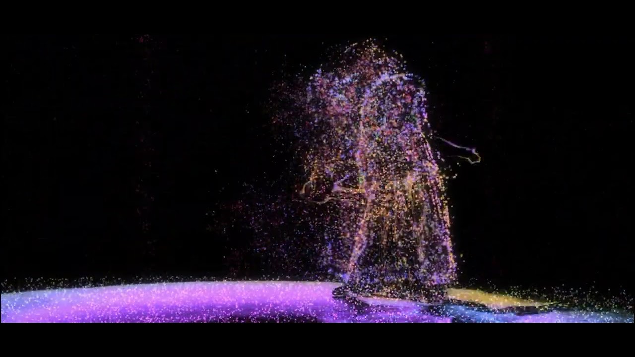 Touch designer -- Interactive Dance Art - YouTube