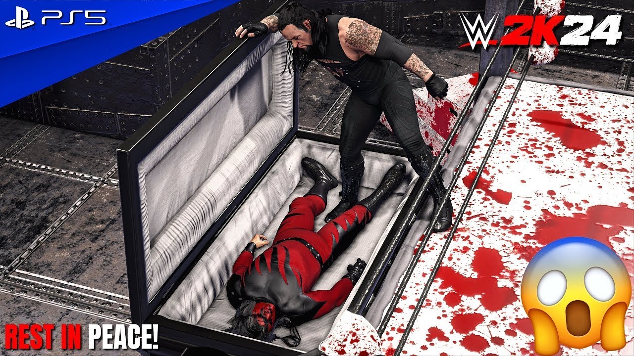 Undertaker vs Kane Casket Match WrestleMania 41 | Full Match Gameplay ...