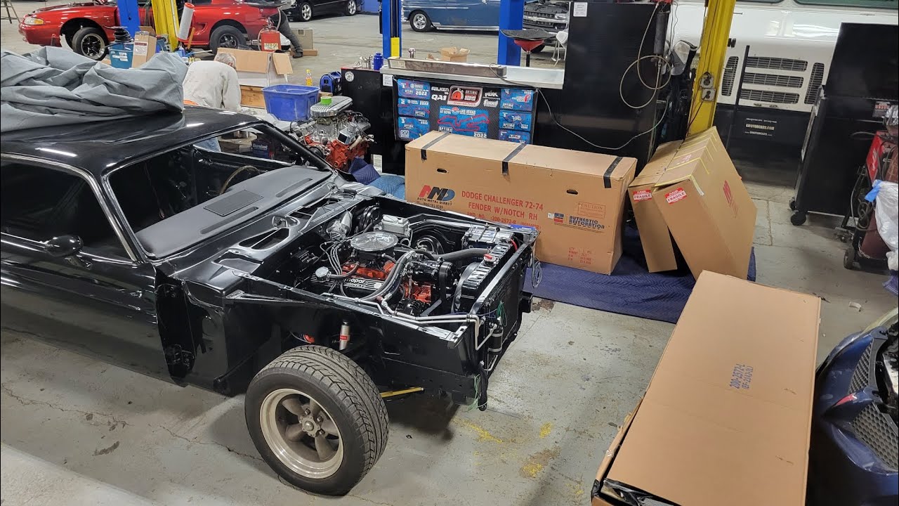 73 challenger front end assembly. @autometaldirect @uscartool4437 - YouTube