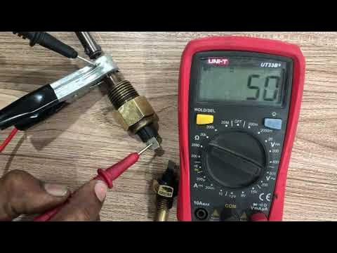 How to check Two-wire coolant temperature sensor testing with a ...