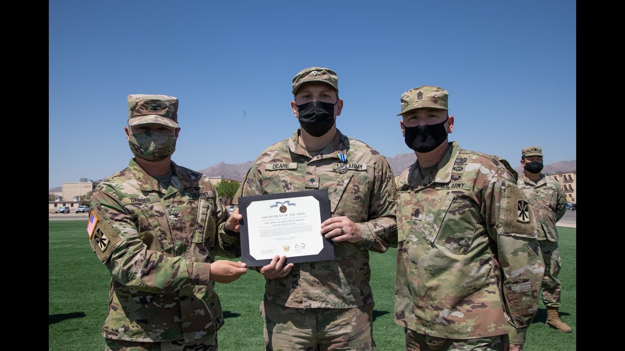 RECEIVING ARMY ACHIEVEMENT MEDAL - YouTube