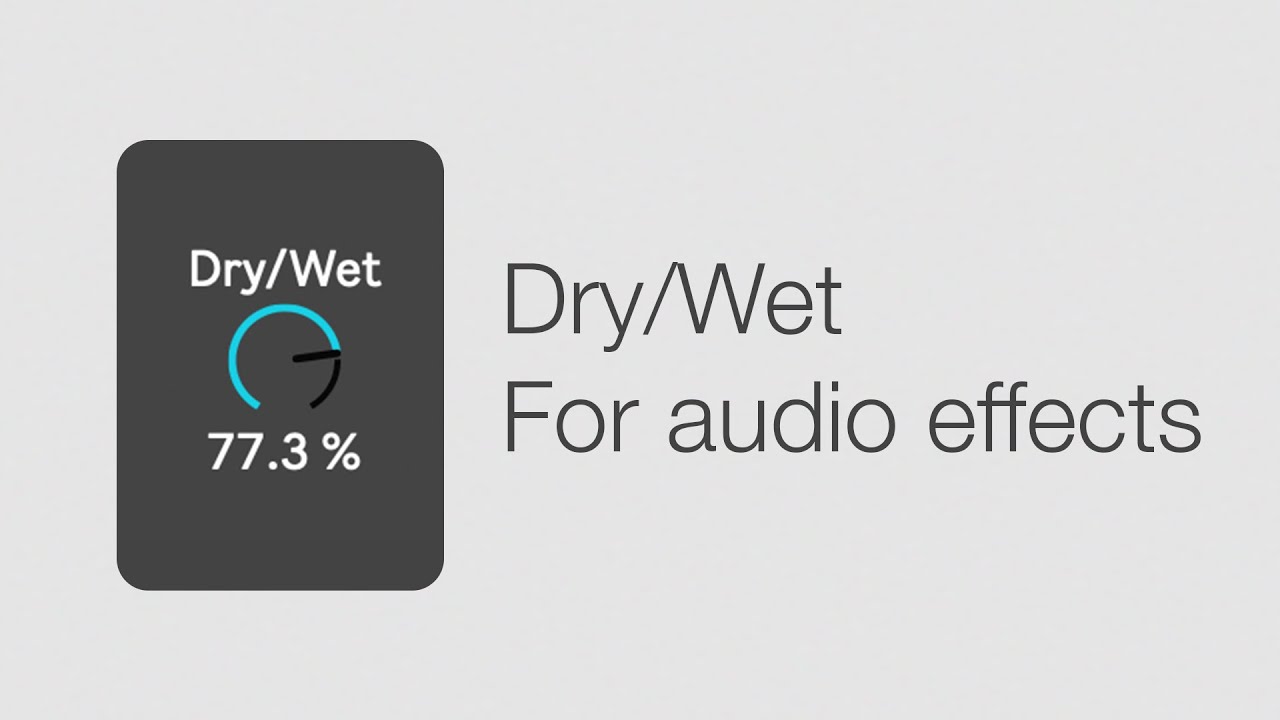 Max4Live - Creating Dry/Wet control (lesson 9) - YouTube