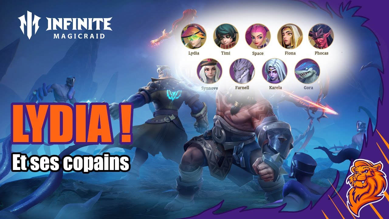 BANNIERE RETOUR LYDIA et aussi que des trucs OP -- INFINITE MAGICRAID ...