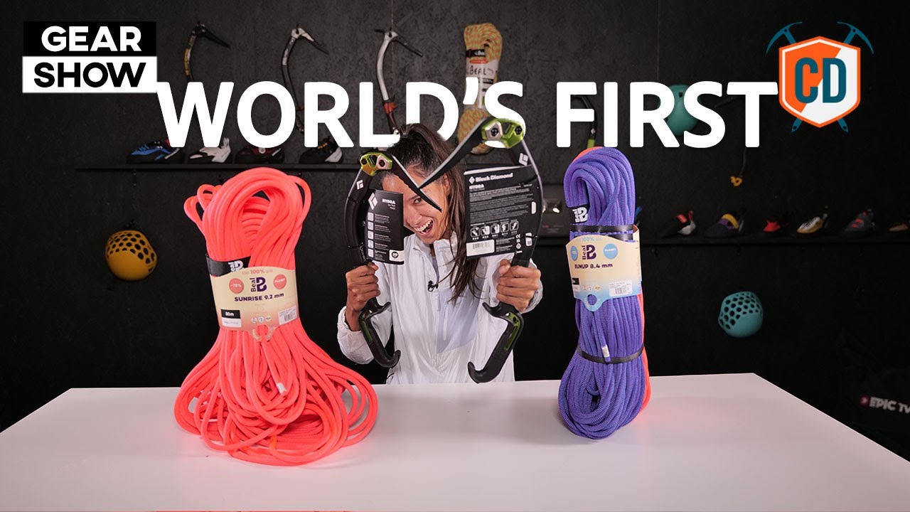 World's FIRST 100% Recyclable Climbing Rope + Brand New BD Ice Axe ...