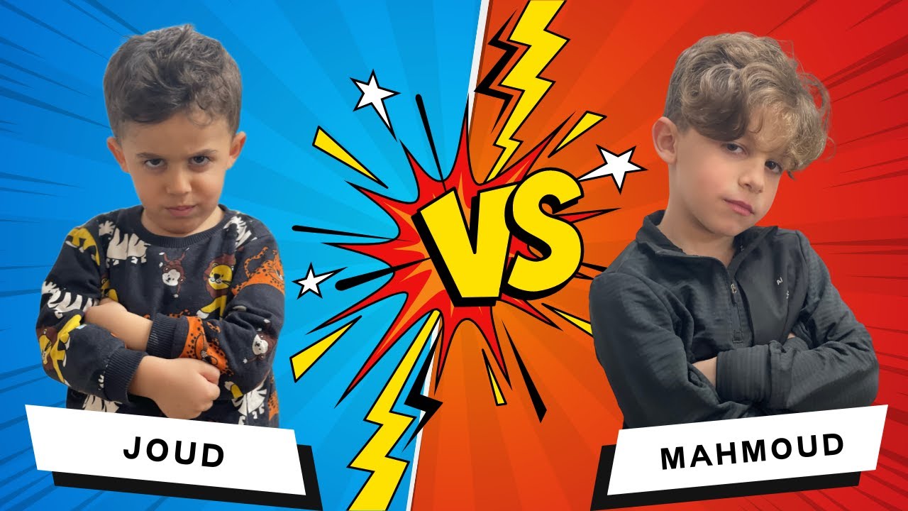 food challenge new short video between Joud and Mahmoud - YouTube
