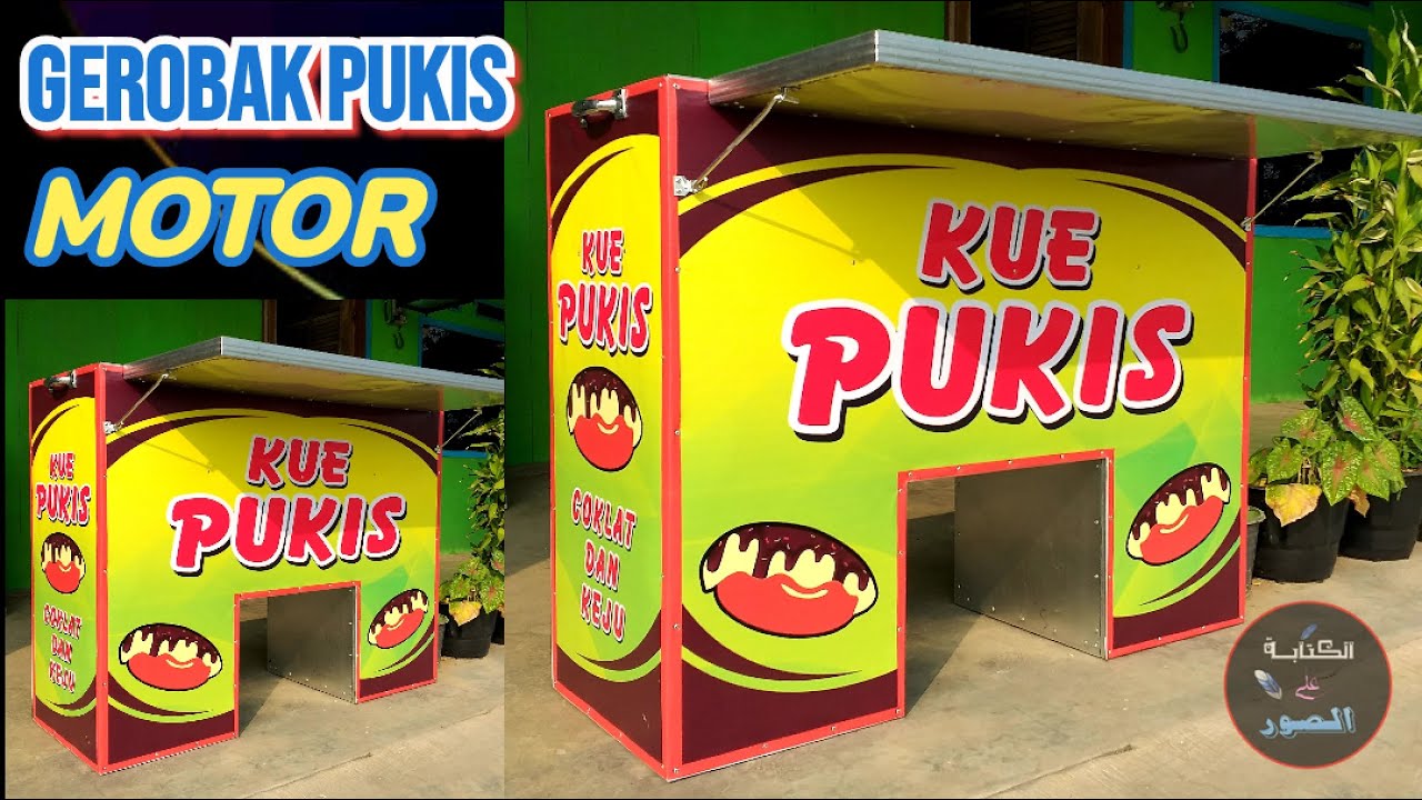 Finising Gerobak Pukis Motor Otw Jakarta Simple Elegan Dan Ringan