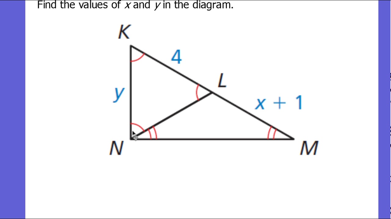 5 4 Base Angles Theorem in Algebraic Application - YouTube