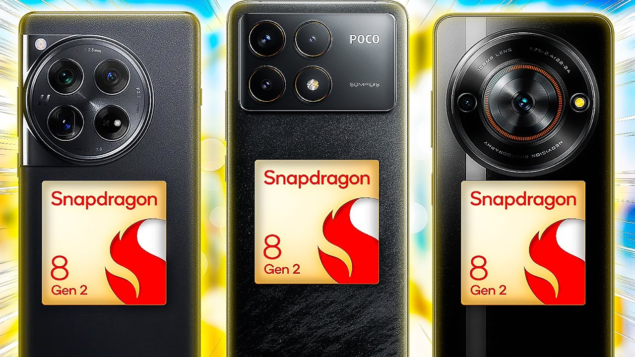 TOP 4 CELULARES CON *SNAPDRAGON 8 GEN 2* BARATOS 2025 PT2 (temu, coppel ...