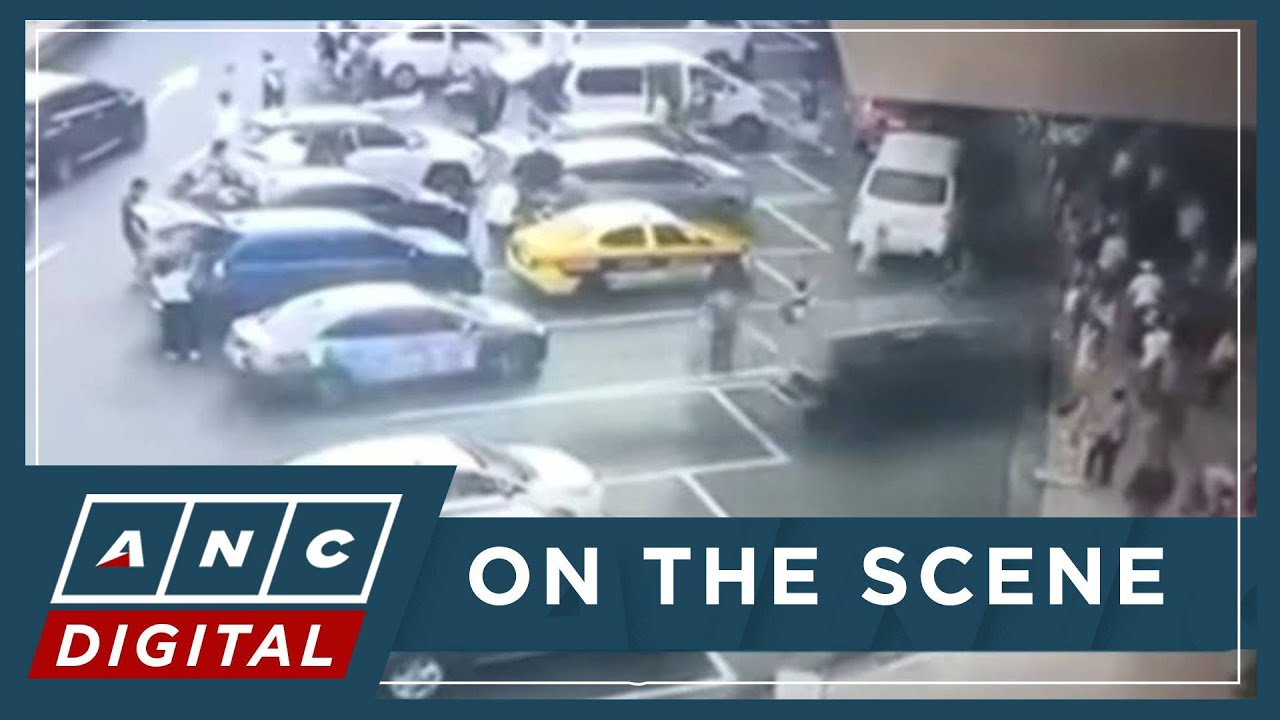 CCTV footage shows car crash at NAIA terminal 1 that left 2, aged 5 and ...