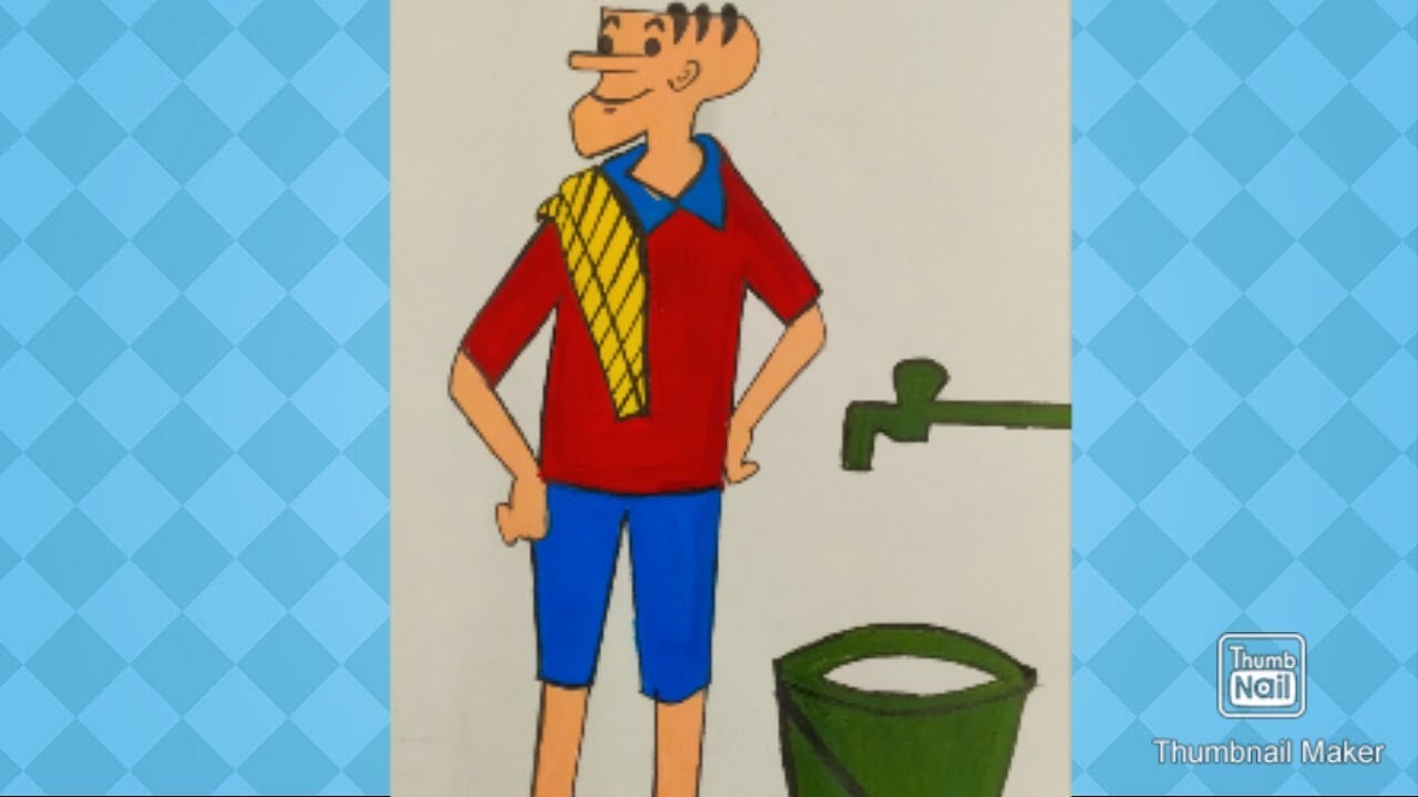 Suppandi #painting #tinkle - YouTube
