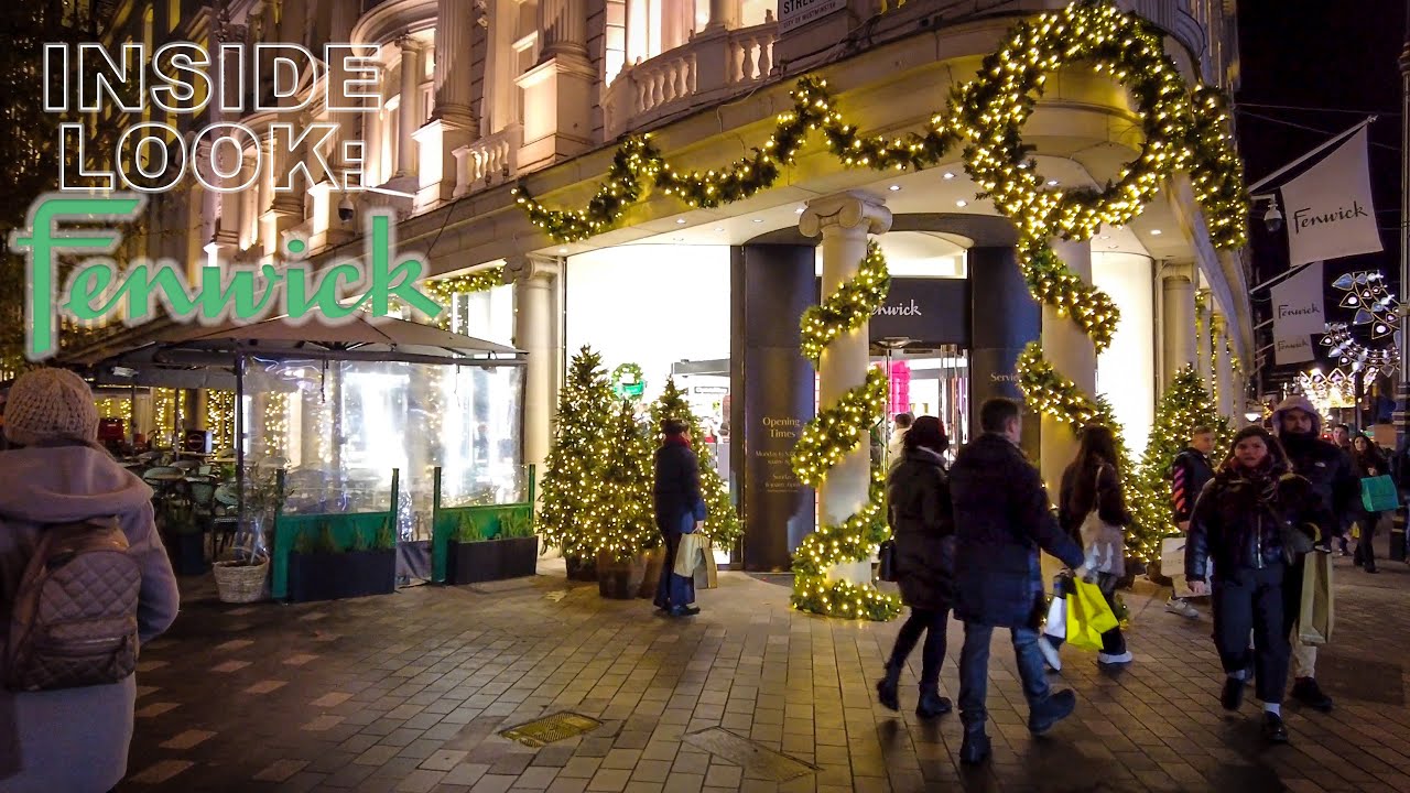 London's Fenwick's Luxury Department Store 🛍️ Walking Tour New Bond ...