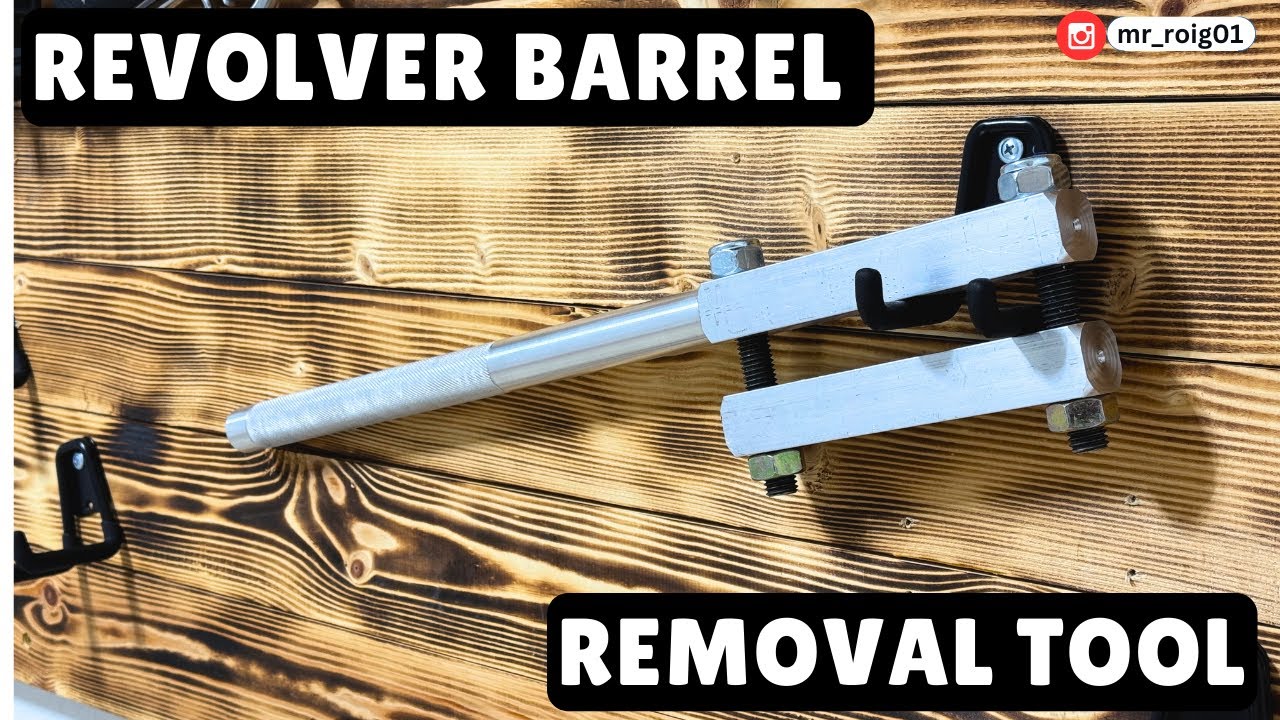 Revolver barrel removal tool - YouTube
