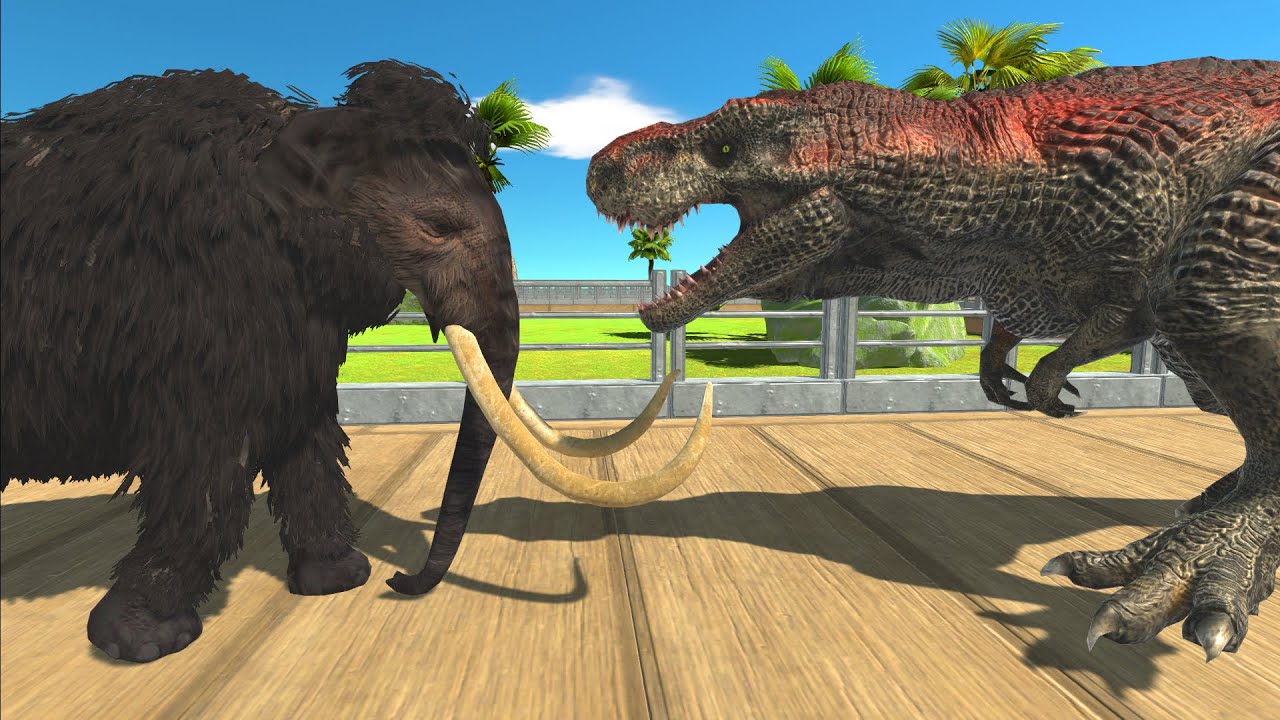 Mammoth Oasis Death Run - Animal Revolt Battle Simulator - YouTube