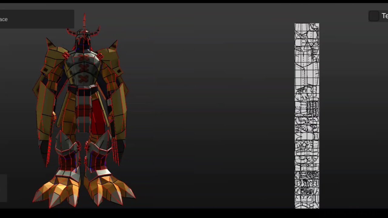 Digimon Wargreymon Cosplay [Free Pepakura Unfold] - YouTube