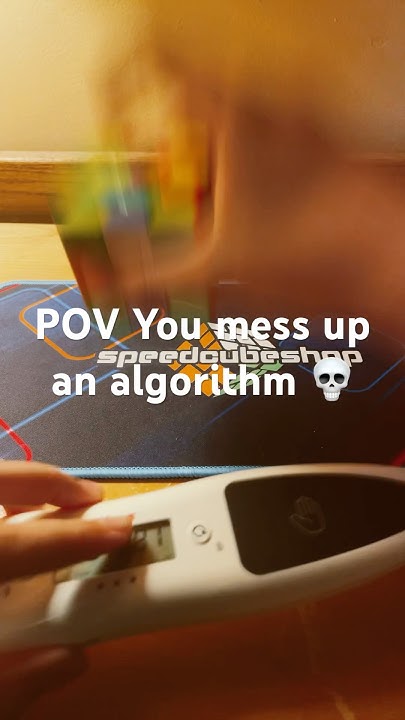 POV You mess up an algorithm 💀 #funny #cubing - YouTube