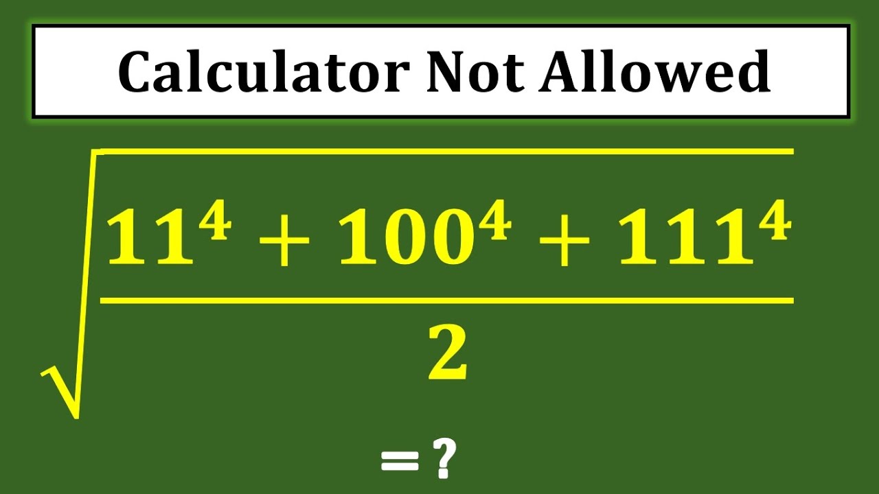 Math Olympiad | A tricky maths problem | Nice square root math simplification problem - YouTube