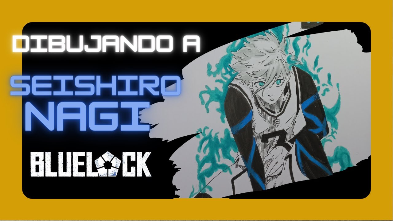 Dibujando a Seishiro Nagi de Blue Lock paso a paso | HergozDraw - YouTube