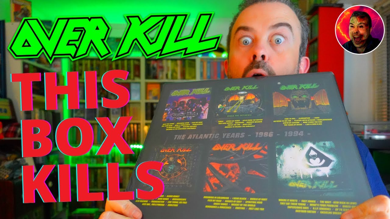OVERKILL Atlantic Years box set unboxing. Includes Taking Over, The ...